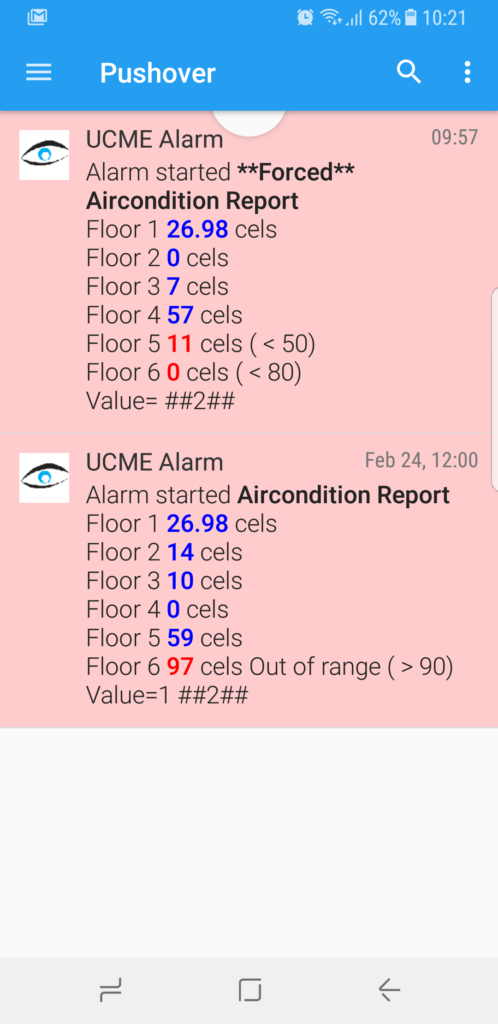 EcoStruxure Building Operation Alarm Notification - Controls See